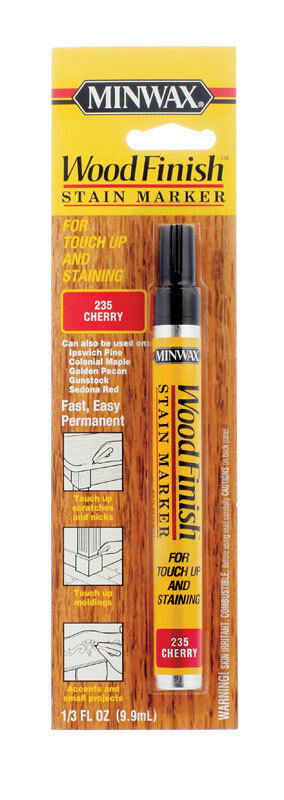 Minwax Wood Finish Stain Marker Semi-Transparent Cherry Oil-Based Stain ...