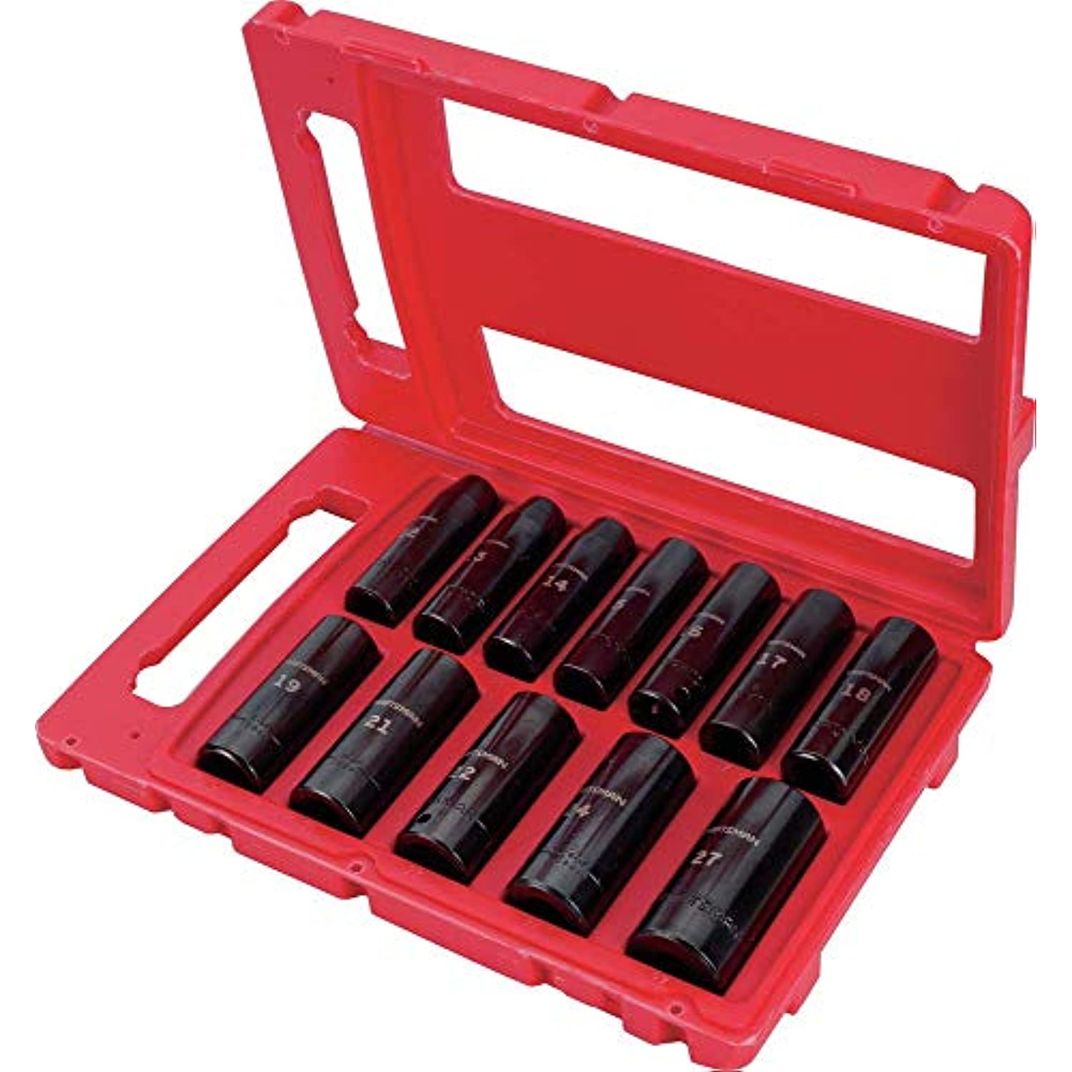 CRAFTSMAN Impact Socket Set, Metric, 1/2-Inch, 12-Piece (CMMT15887 ...