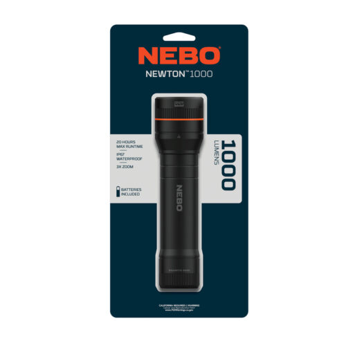 Nebo Newton 1000 lm Black LED Flashlight AA Battery - Wesson Hardware