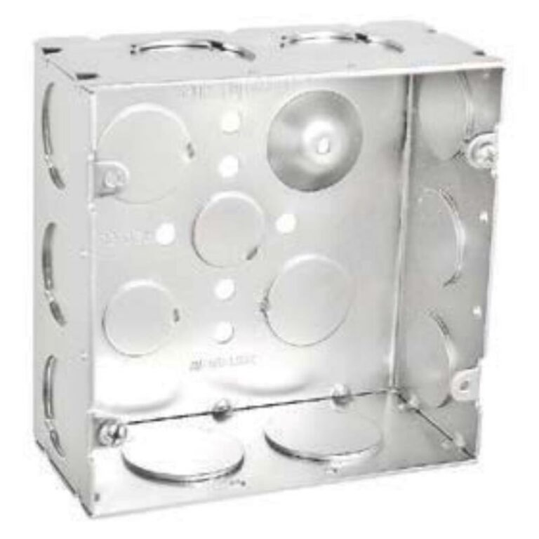 Southwire New Work 42 cu in Square Galvanized Steel Electrical Box ...