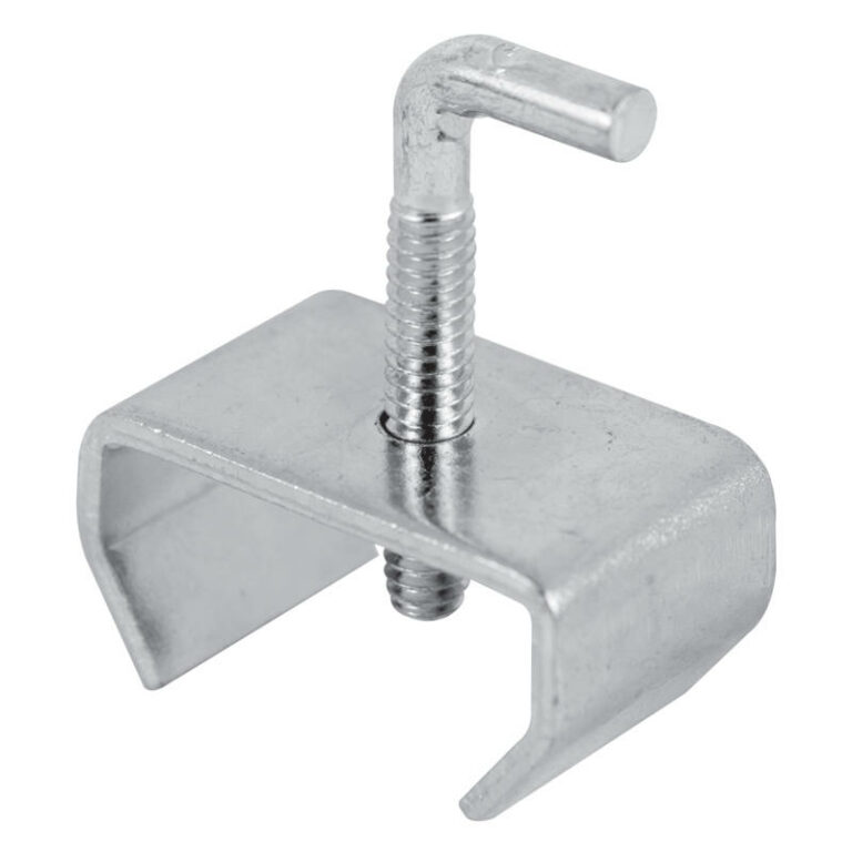 Prime-Line Silver Steel Handrail Bed Frame Clamp 1 inch Ga. 1 in. L 20 ...